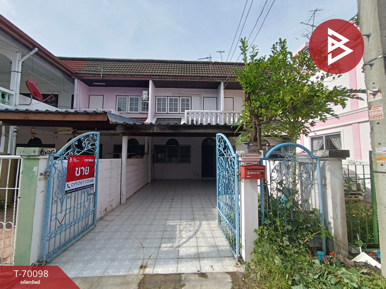 ขายทาวน์เฮ้าส์ หมู่บ้านบัวทอง บางบัวทอง ทำเลดี ใกล้รถไฟฟ้า